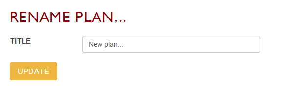 Create a Plan From Scratch | Energize